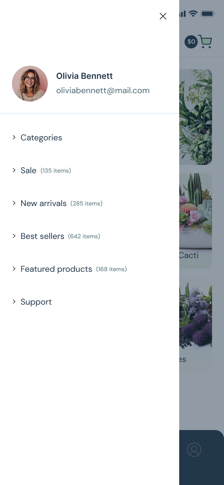 Everbloom - Plant Online Store App Figma UI Template by George_Fx | ThemeForest